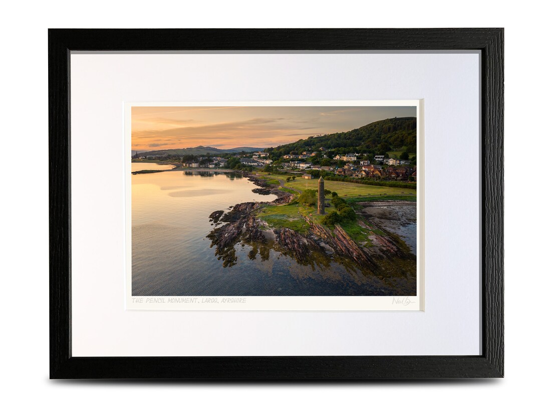 The Pencil Monument, Largs, North Ayrshire, Scotland - A4 (40x30cm ...