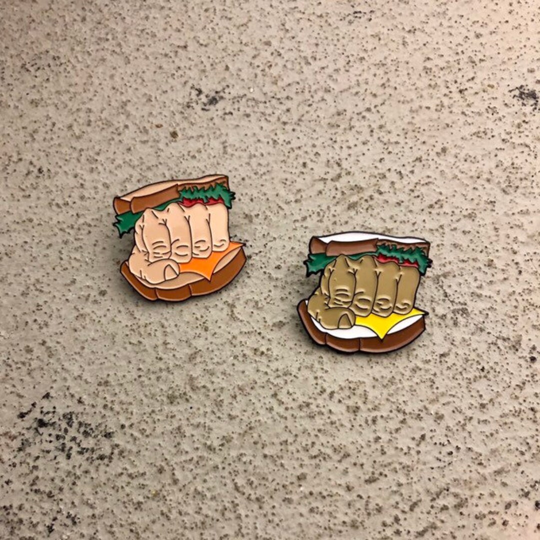 Knuckle Sandwich [enamel Pins] - Etsy