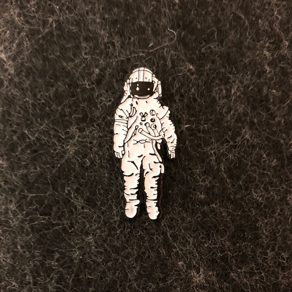 Astronaut Enamel Pin Etsy