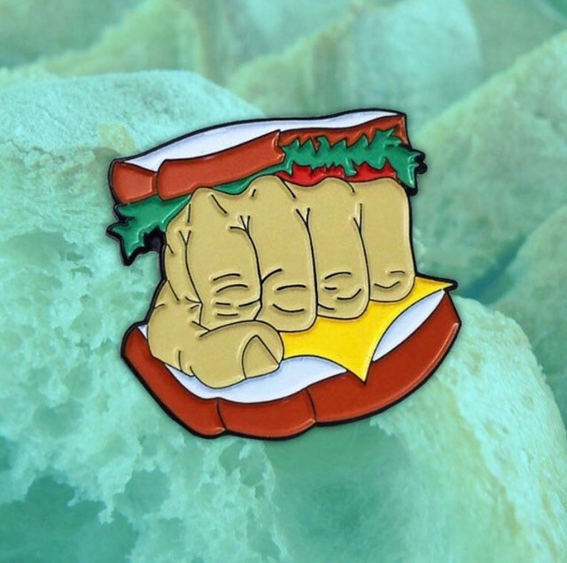 Knuckle Sandwich [enamel Pins] - Etsy