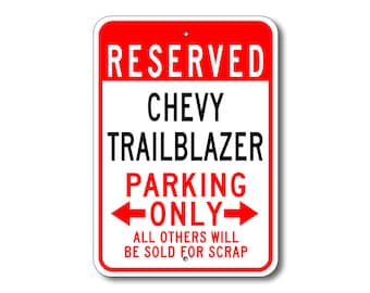 Trailblazer Chevrolet Trailblazer Sign Chevrolet Trailblazer - Etsy