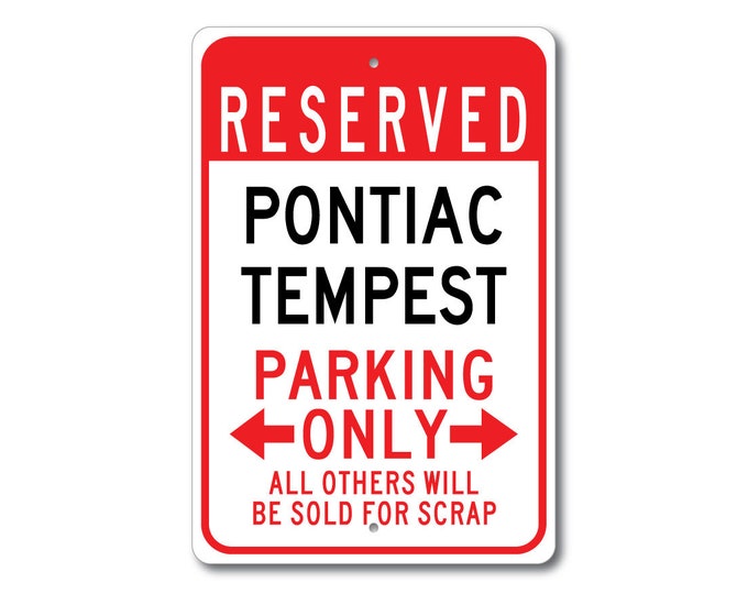 Gto Parking Sign, Gto Signs, Pontiac Gto, Gto Sign, Gto Gift, Gto Decor ...