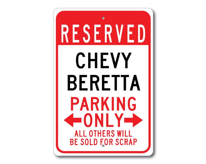 Camaro Z28 Parking Sign, Camaro Z28 Signs, Chevy Camaro Z28, Camaro ...