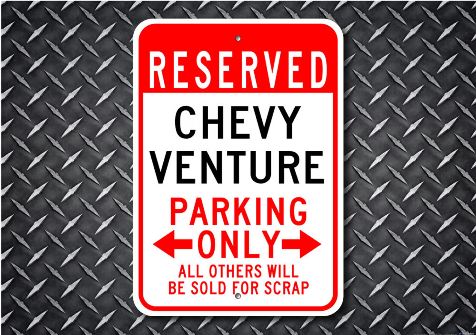 Venture Parking Sign Venture Sign Chevy Venture Venture - Etsy