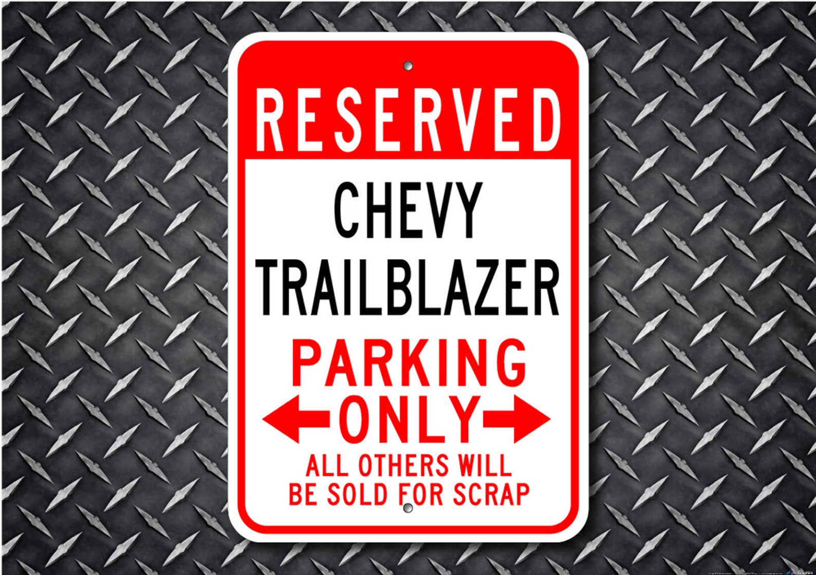 Trailblazer Parking Sign Trailblazer Sign Chevy Trailblazer - Etsy España