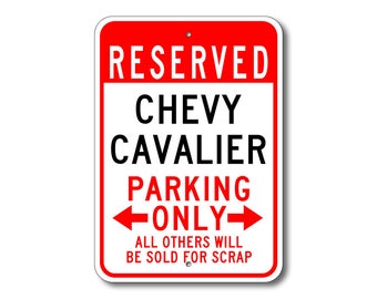 Caprice Parking Sign Caprice Sign Chevy Caprice Caprice - Etsy