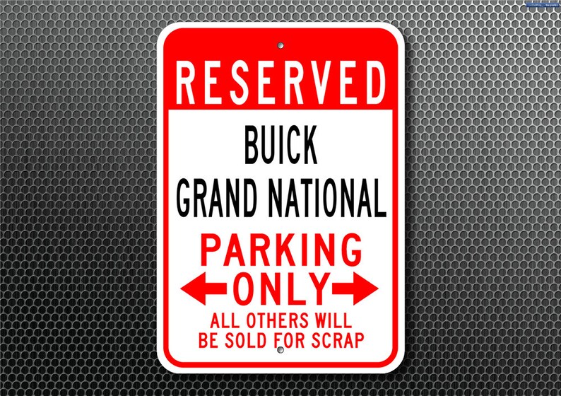 Grand National Parking Sign Grand National Signs Grand | Etsy