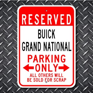 Grand National Parking Sign, Grand National Signs, Grand National ...