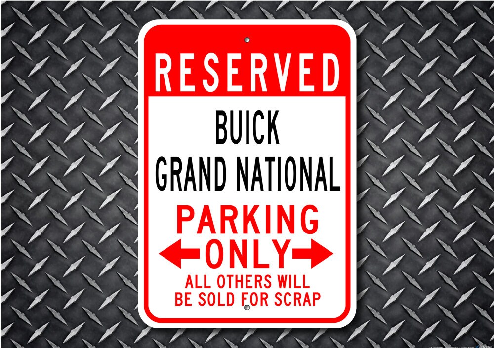 Grand National Parking Sign Grand National Signs Grand - Etsy