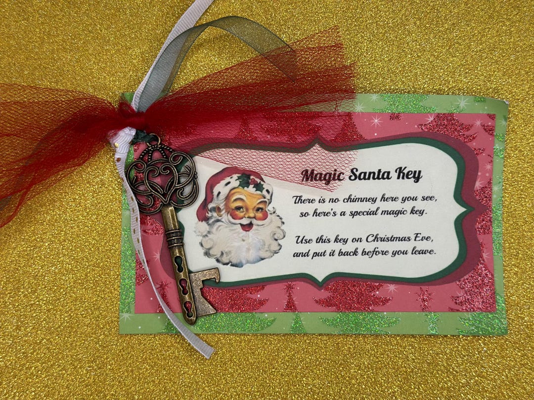 Santas Magic Key With Poem Make This Christmas Extra Special With This ...