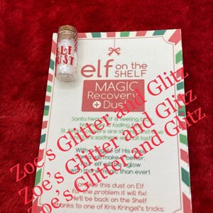 Elf Size Magic Recovery Dust! Super Silly and Fun Elf Accessories Sure ...