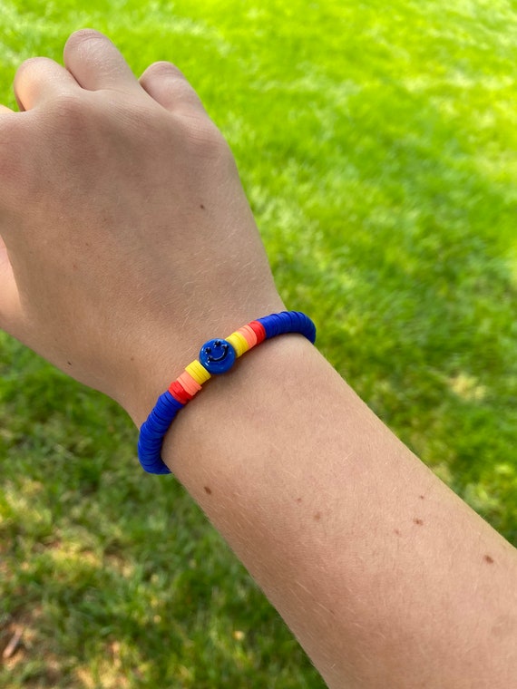 Sunset Smiley Face Bracelet - Etsy