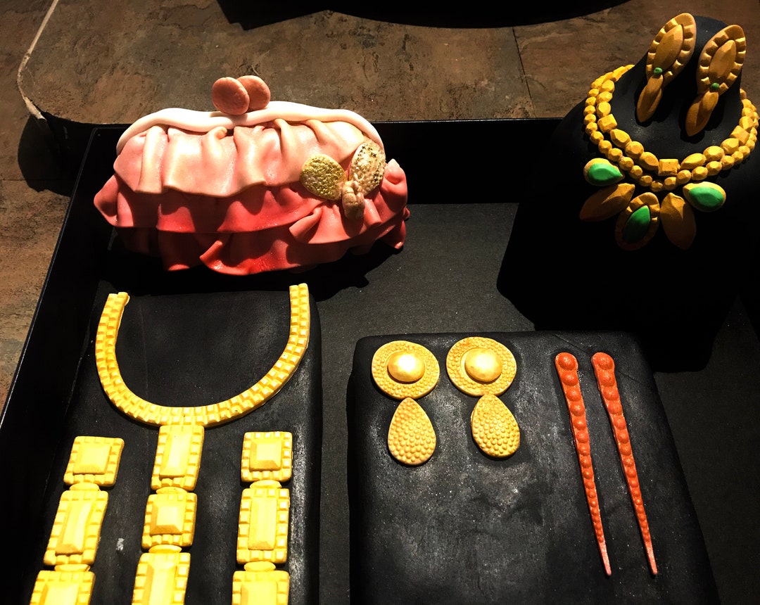 Fondant Jewelry and Accessories Cake Toppers - Etsy