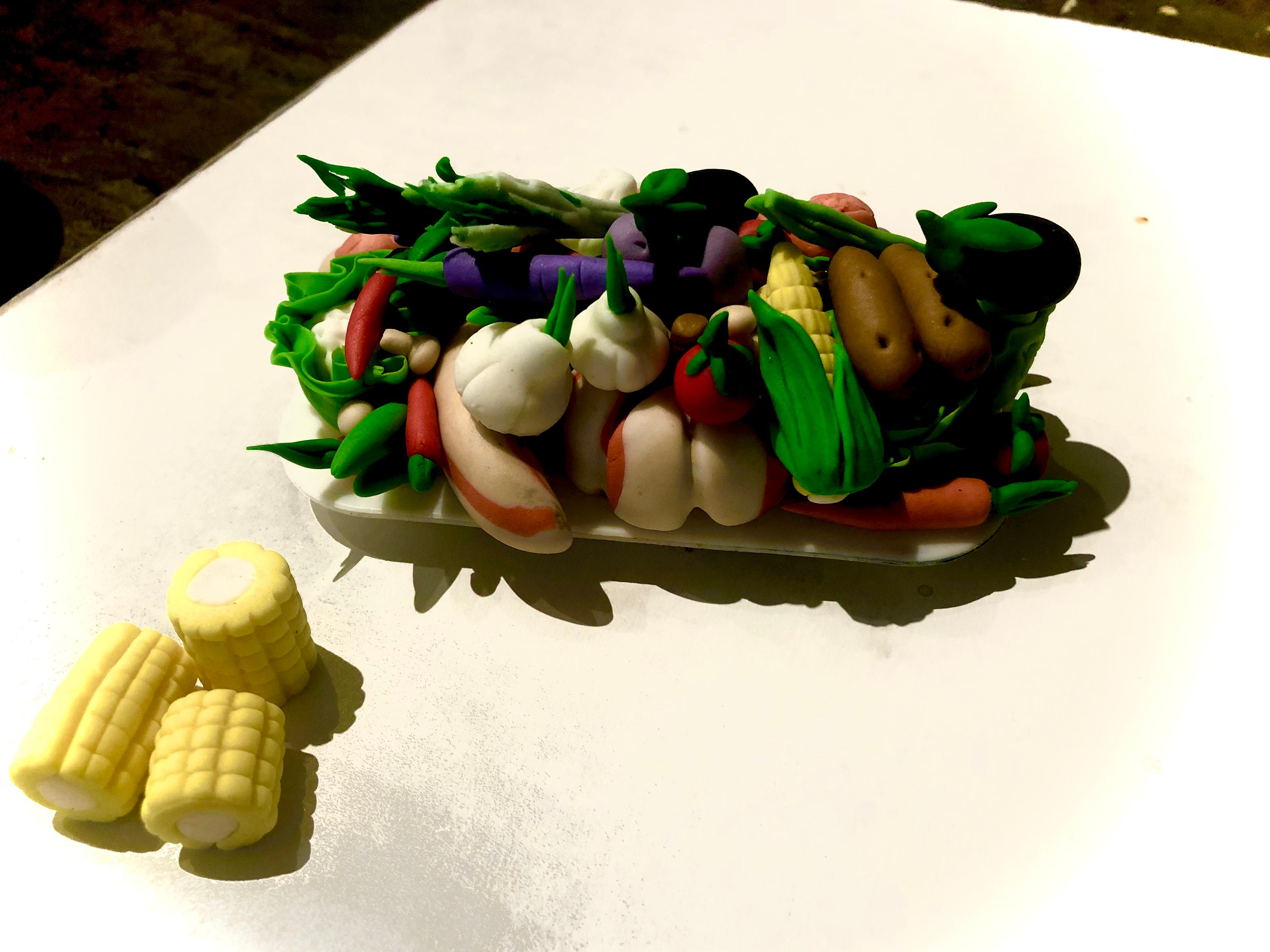 Mini Fondant Vegetable Toppers for a Variety of Desserts - Etsy