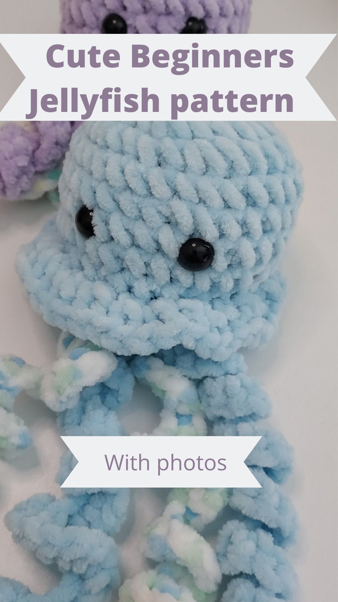 Jellyfish Crochet Pattern, Beginner Friendly, Crochet Pattern, Pattern ...