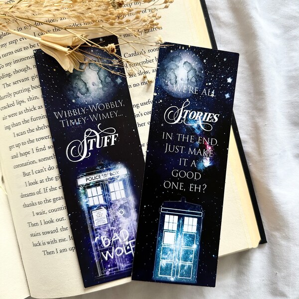 Doctor Who Bookmark - Etsy UK