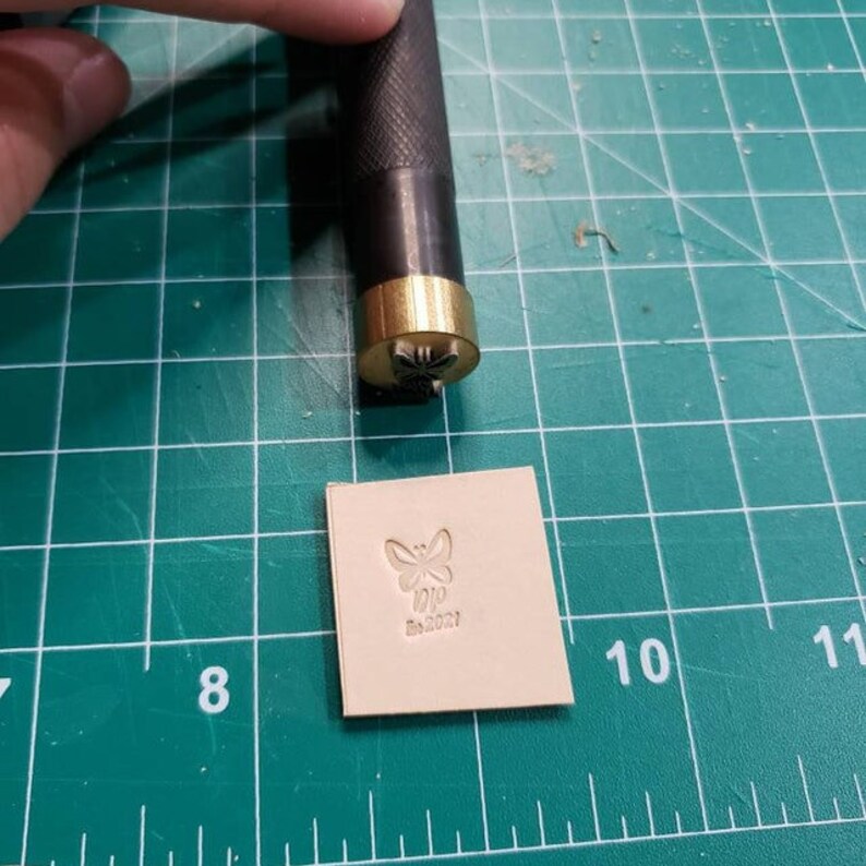 Custom Leather Stamp Leather Custom Brass Emboss Stamp Leather Brass ...
