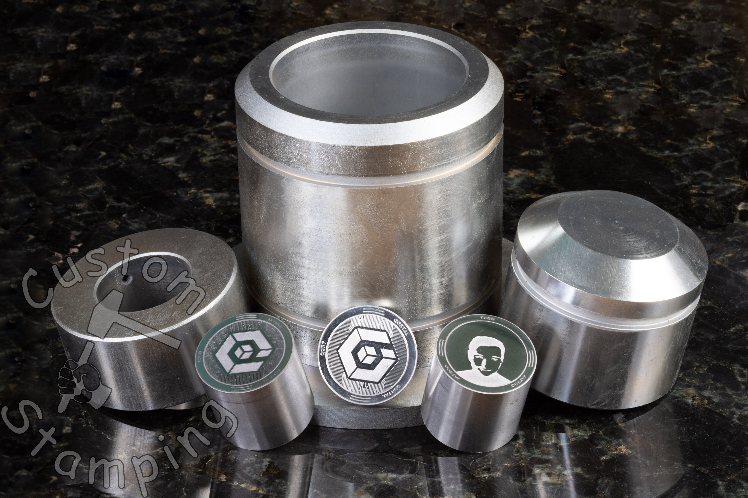 Custom Coining Tool Custom Coin Mint, Coinage, Coin Punch and Die Set ...