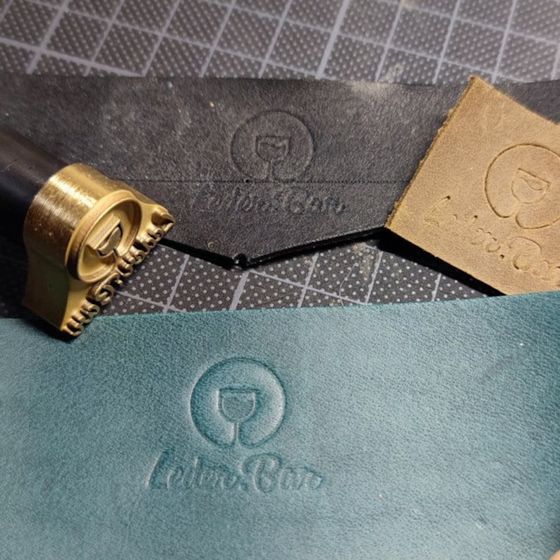 Custom Leather Stamp Leather Custom Brass Emboss Stamp Leather - Etsy