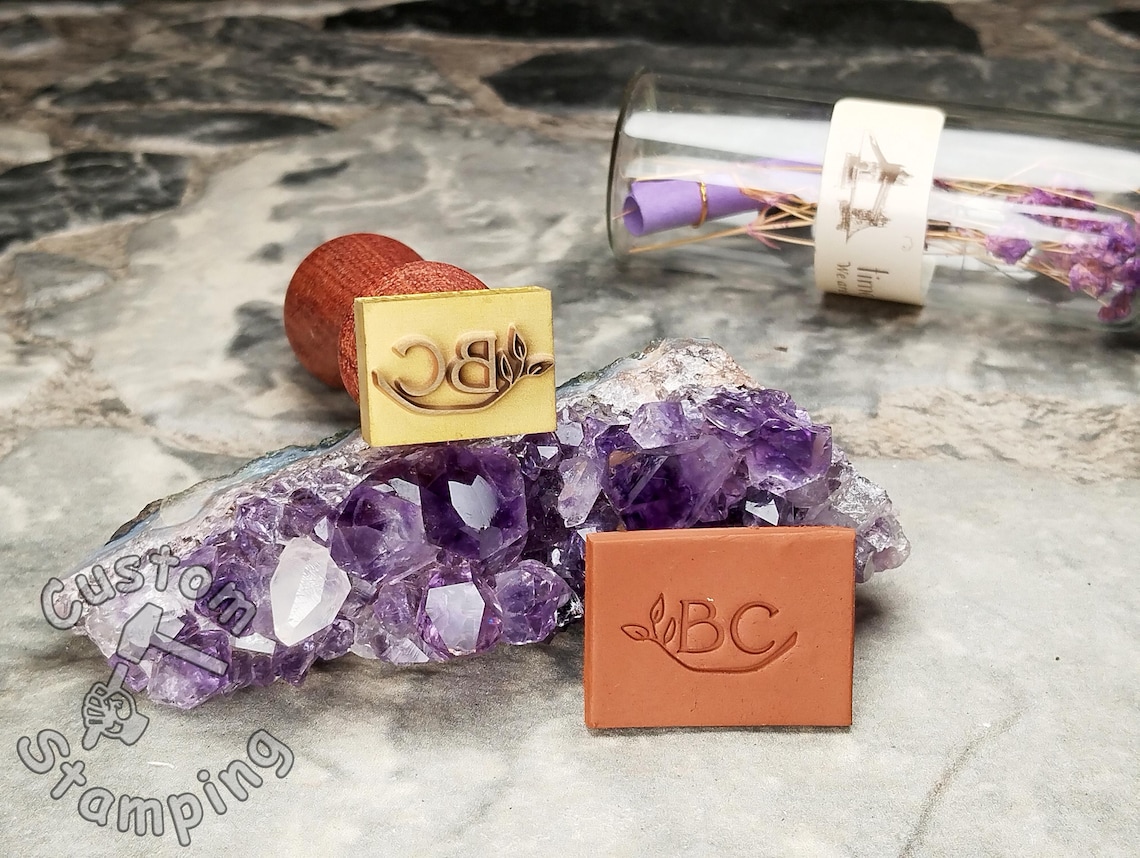 Ceramic Logo Stamp Custom Metal Stamp for Clay Custom Stamp for ...