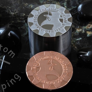 Custom Metal Dies for Custom Coin Minting Custom Medals - Etsy