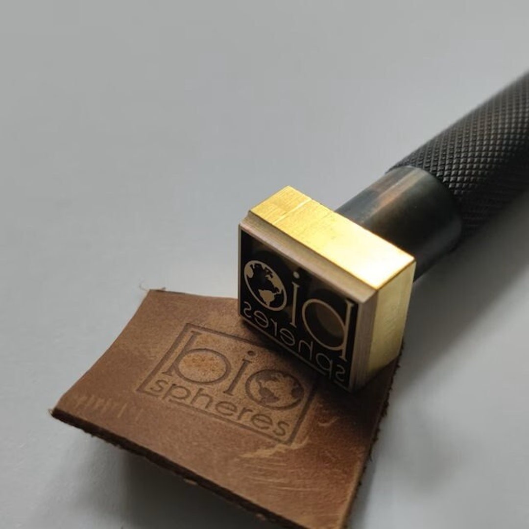 Custom Leather Stamp Leather Custom Brass Emboss Stamp Leather Brass ...