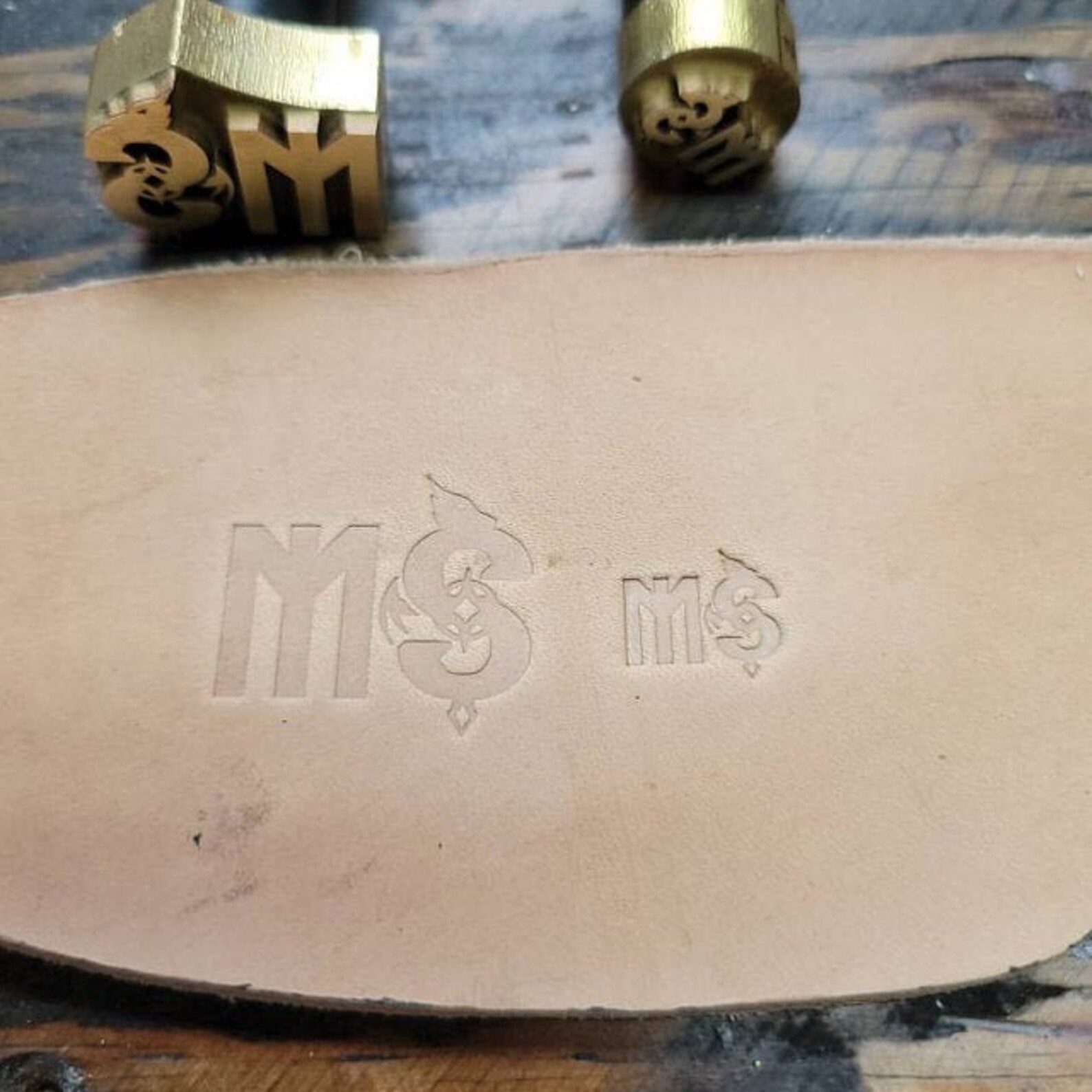 Custom Leather Stamp Leather Custom Brass Emboss Stamp Leather Brass ...