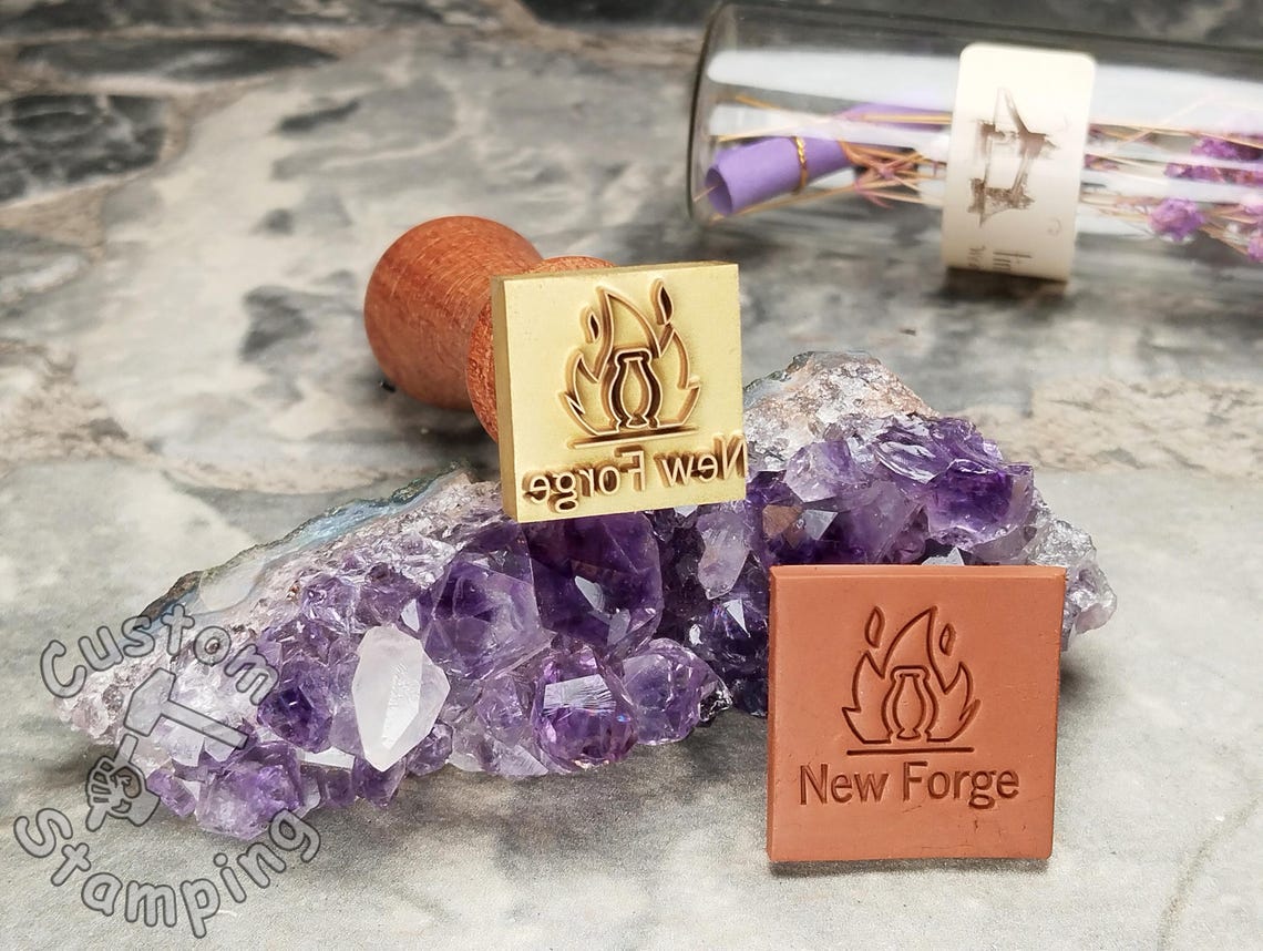 Ceramic Logo Stamp Custom Metal Stamp for Clay Custom Stamp for ...