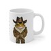 MR. TOAD MUG Frog in Cowboy Hat Mug Funny Animal Sarcastic - Etsy