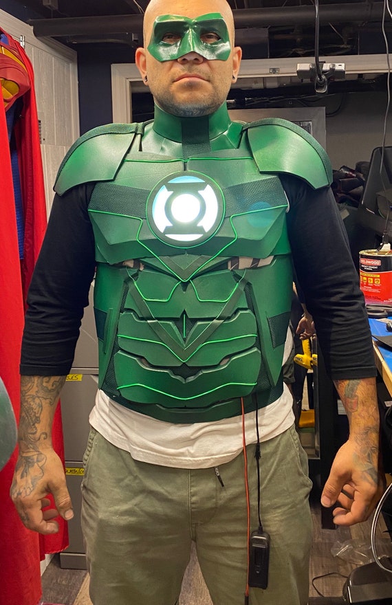 Green Lantern Chest Tattoo
