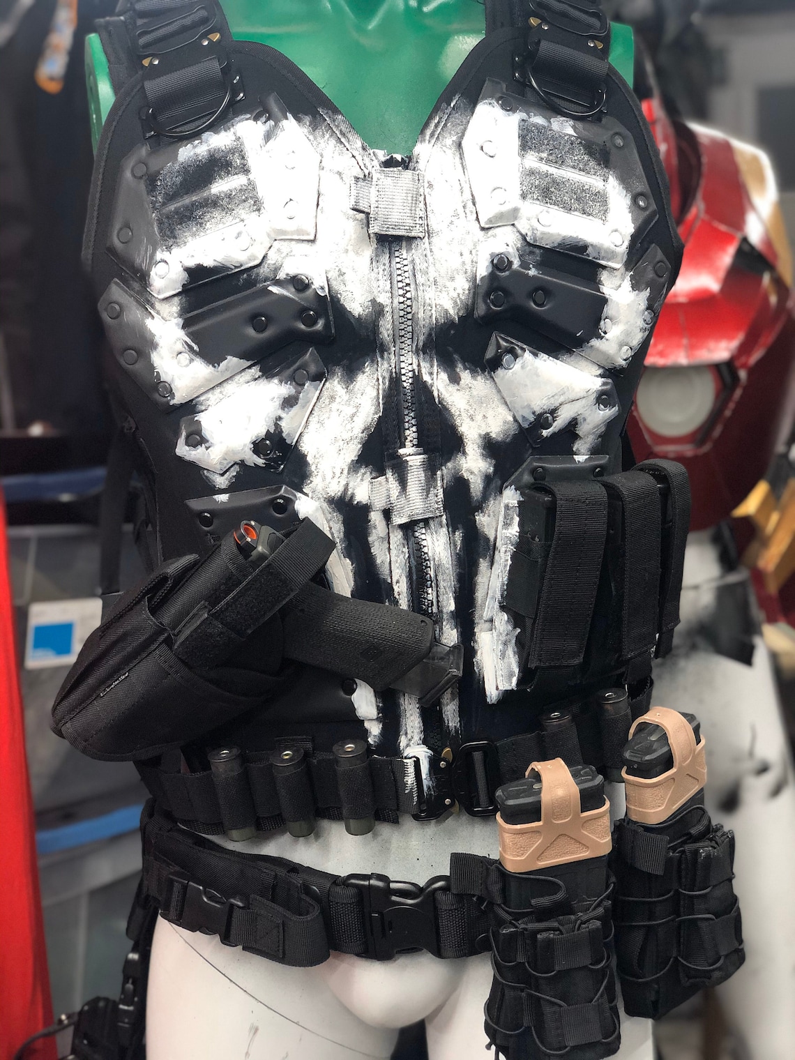 Punisher Vest Any Modifications Also Available - Etsy