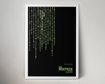 Matrix Movie Poster - Etsy