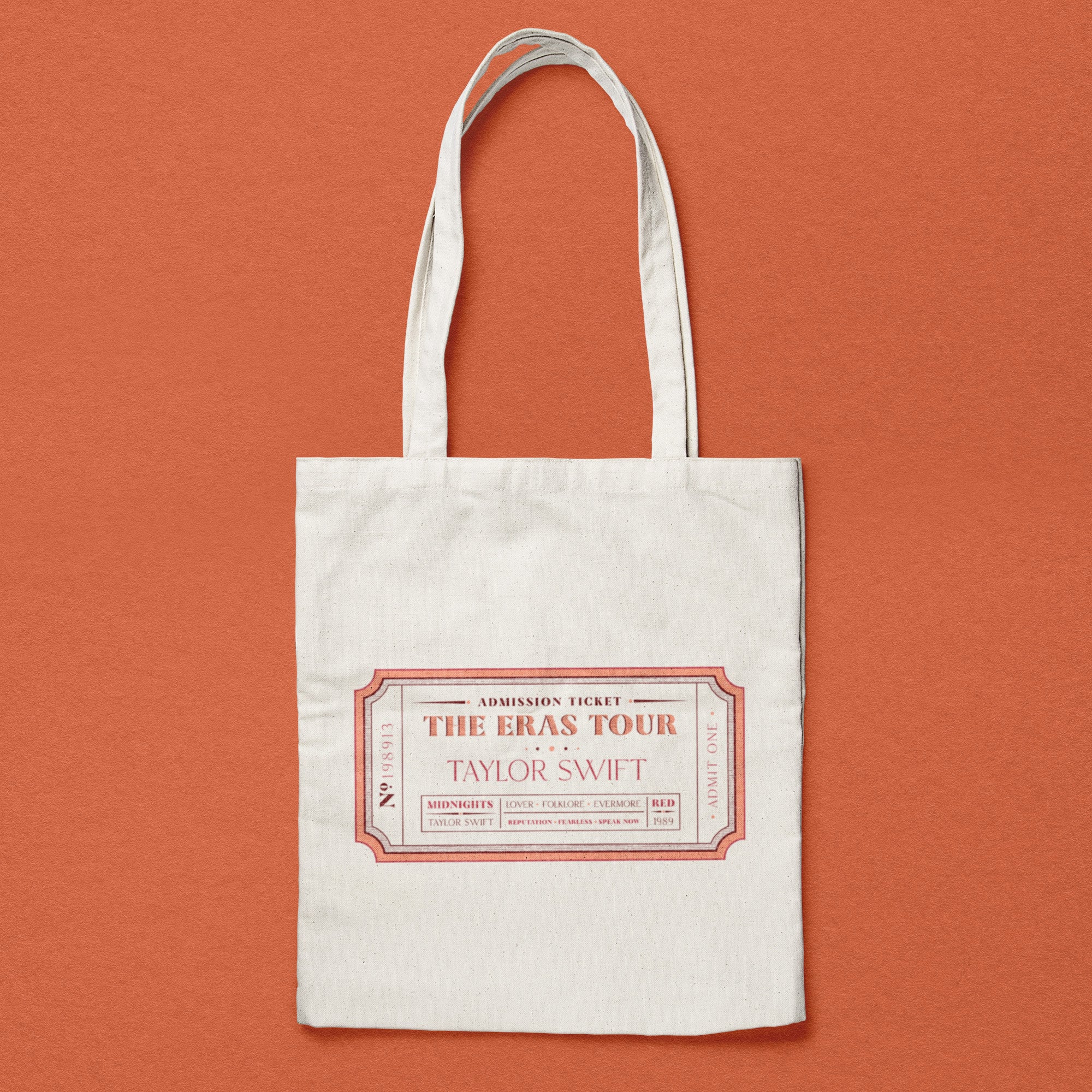 Taylor, The Eras Tour Ticket, Concert Ticket, Tote Bag sold by Busy ...