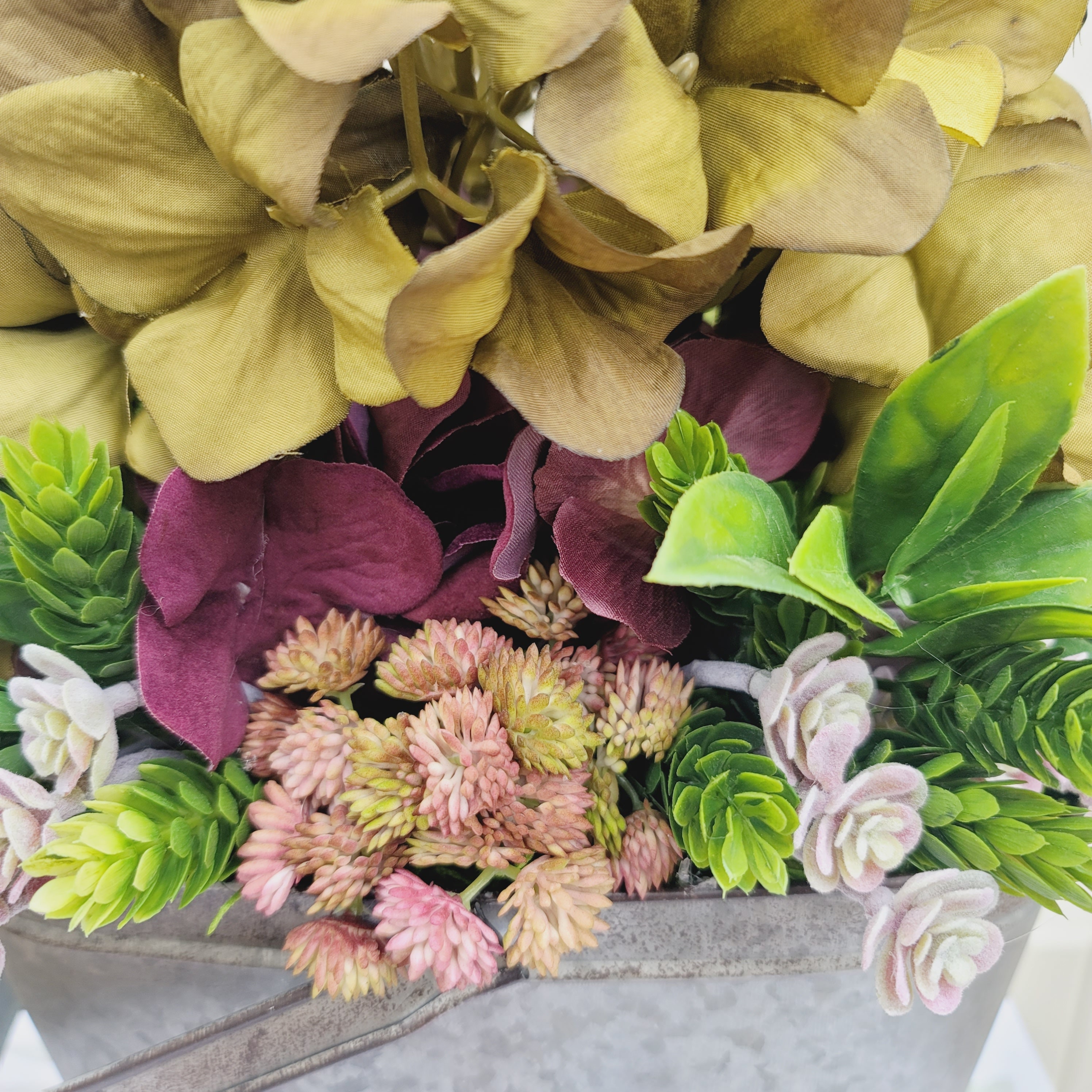 Everyday Floral and Succulent Arrangement in farmhouse | Etsy