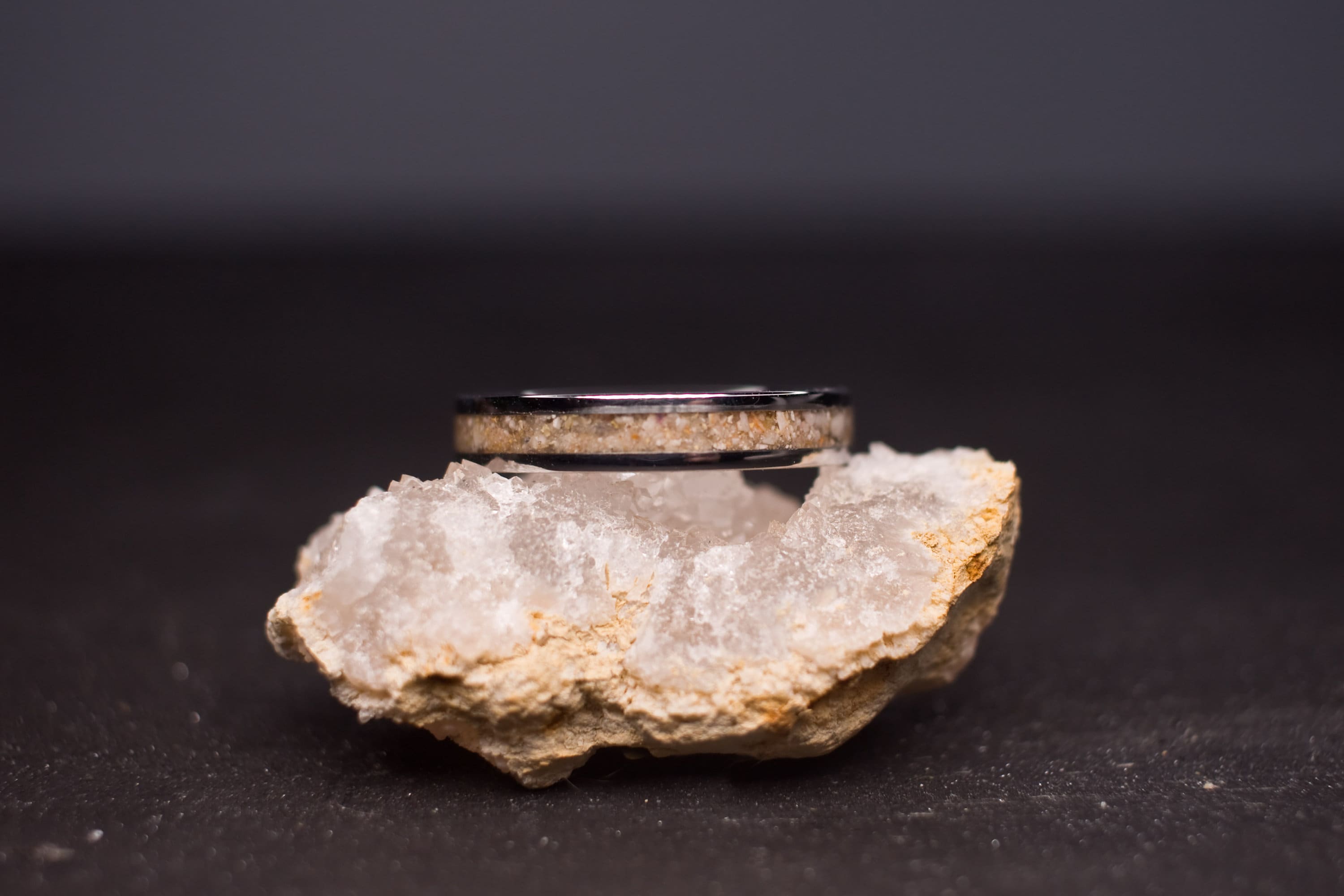 Engraved Memorial Ring -visible Ash- Ash Only- Cremains- Memory Ring ...
