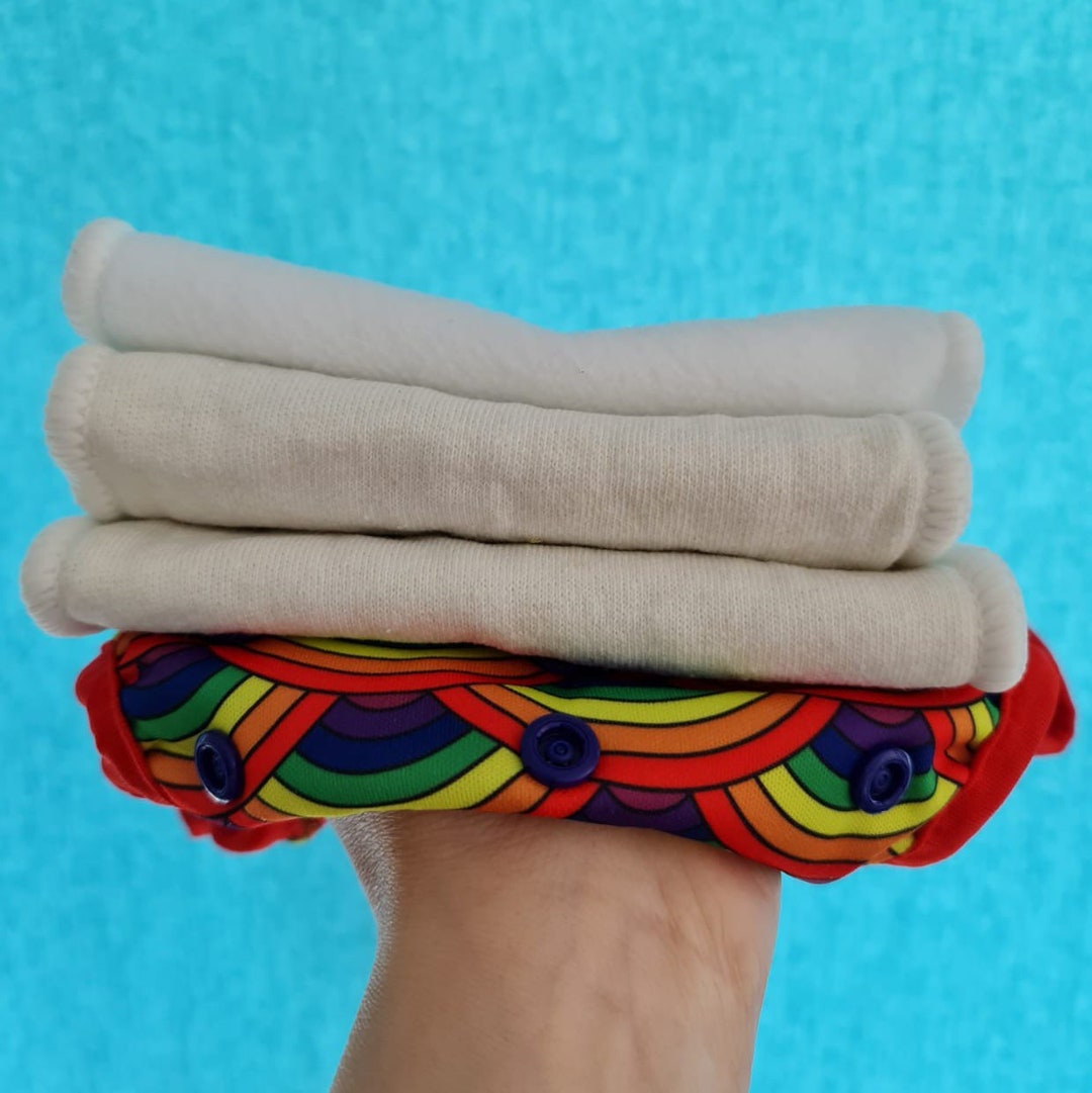 Hemp Cloth Nappy Insert / Booster / Diaper / Cotton / Heavy Wetter ...