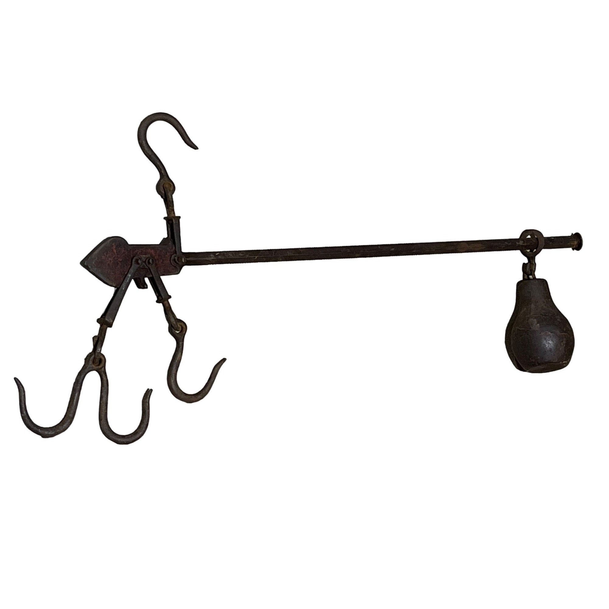 Antique Cast Iron Hanging Balance Scale for Farm Cotton Tobacco Meat - Etsy