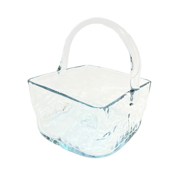 Clear Glass Basket - Etsy