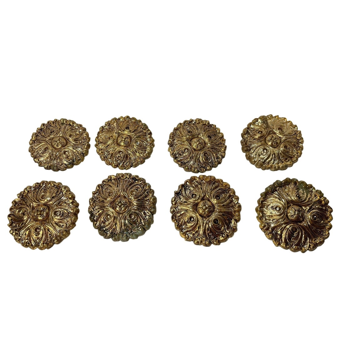 Gold Bronze Brass Metallic Look Aged Distressed Curtain - Etsy