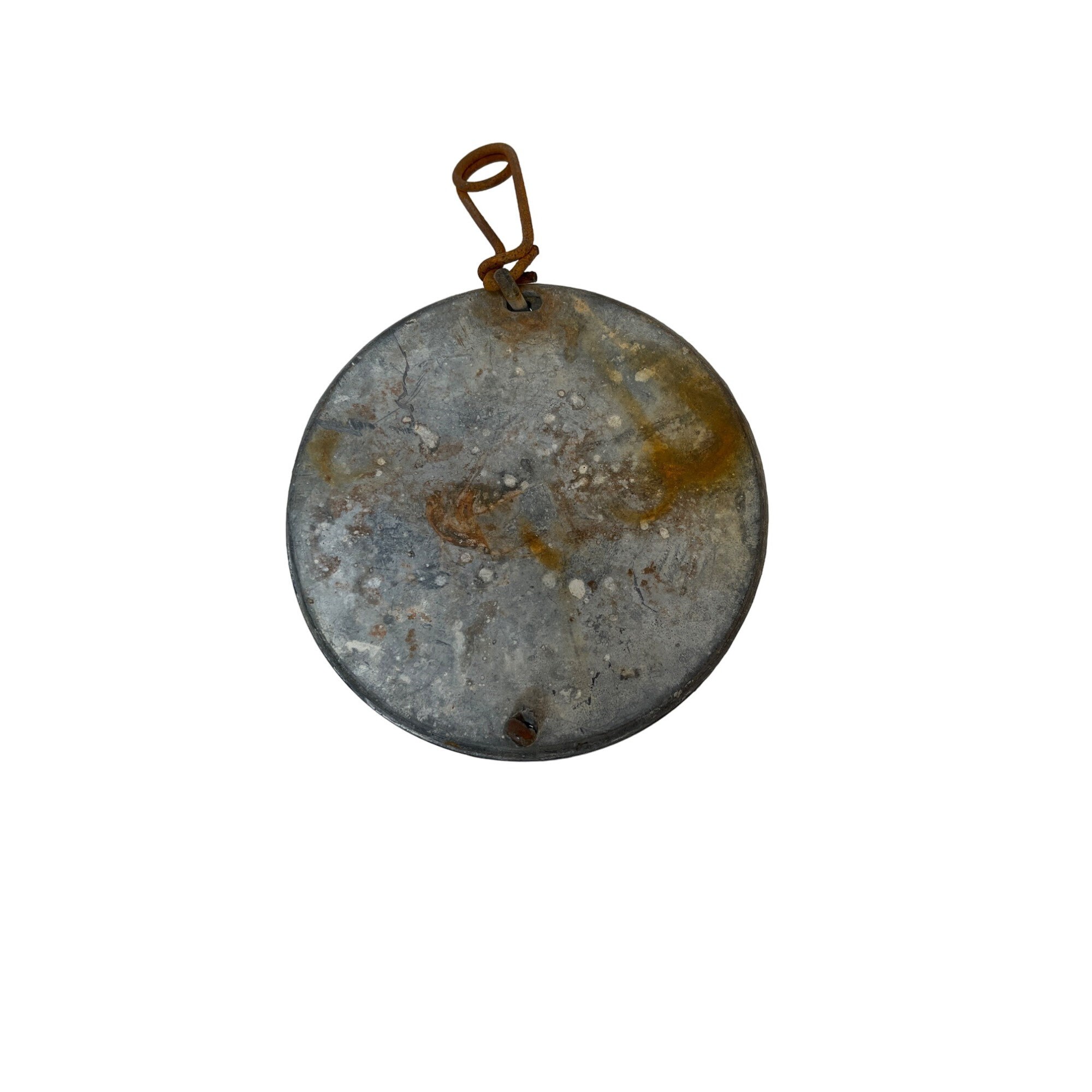 Vintage Weighted Mesh Wire Chum Bucket Fishing Gear Lake House Decor ...