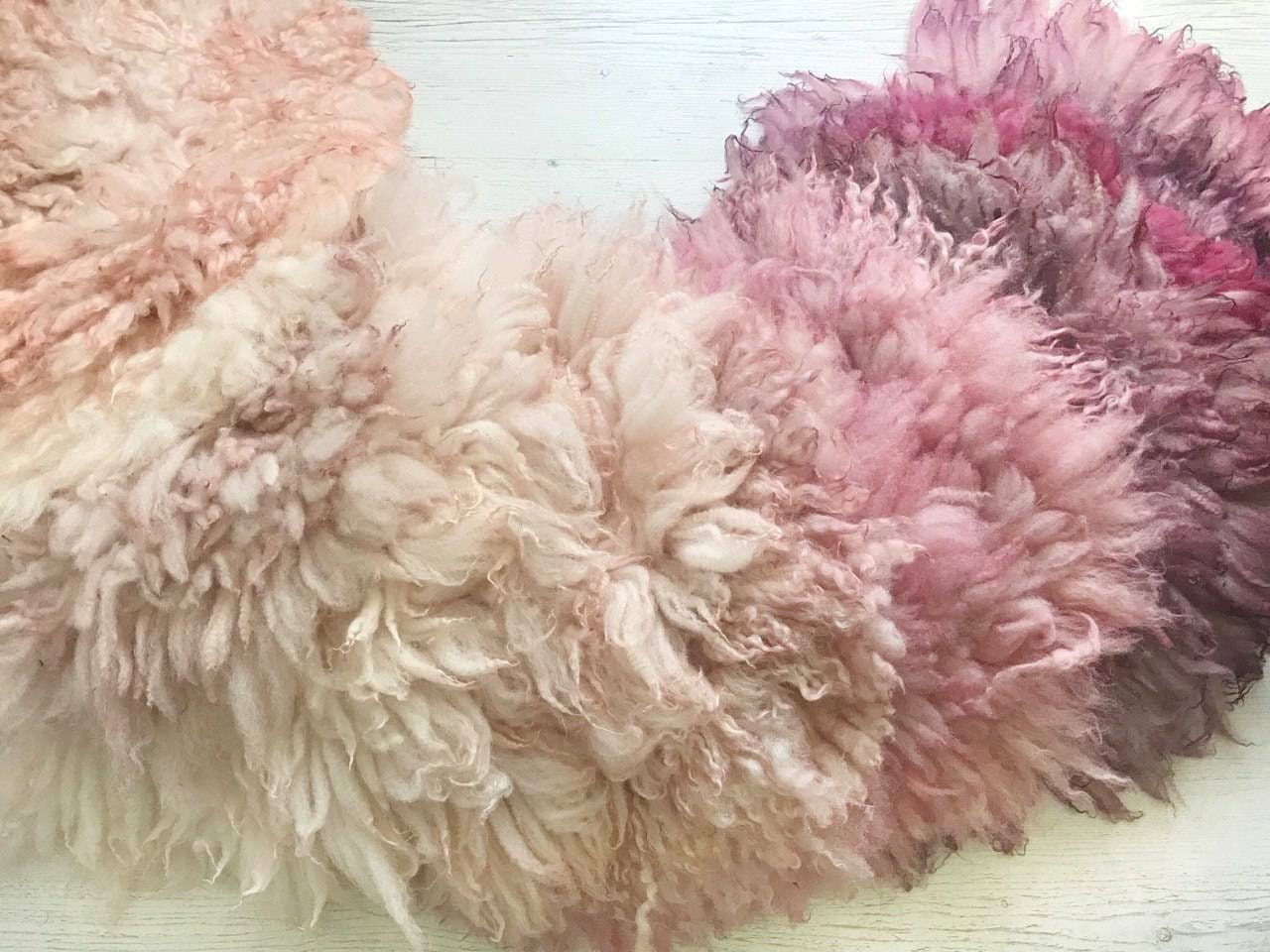 Felted Newborn Props for Photoshot Curly Round Felted Blanket - Etsy