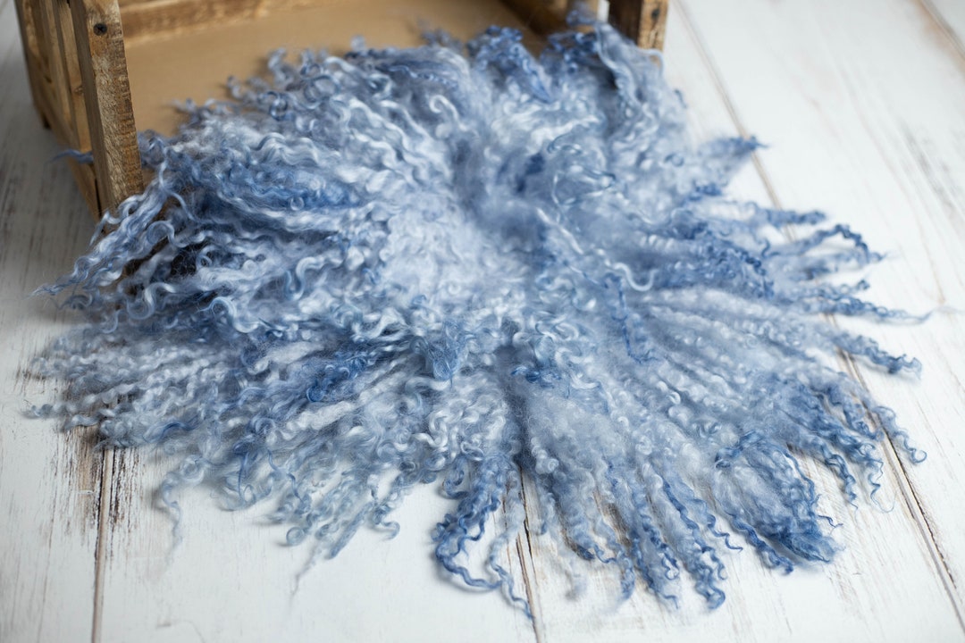 Photo Prop Curly Wool Layer, Fluffy Flokati Round, Baby Photography ...