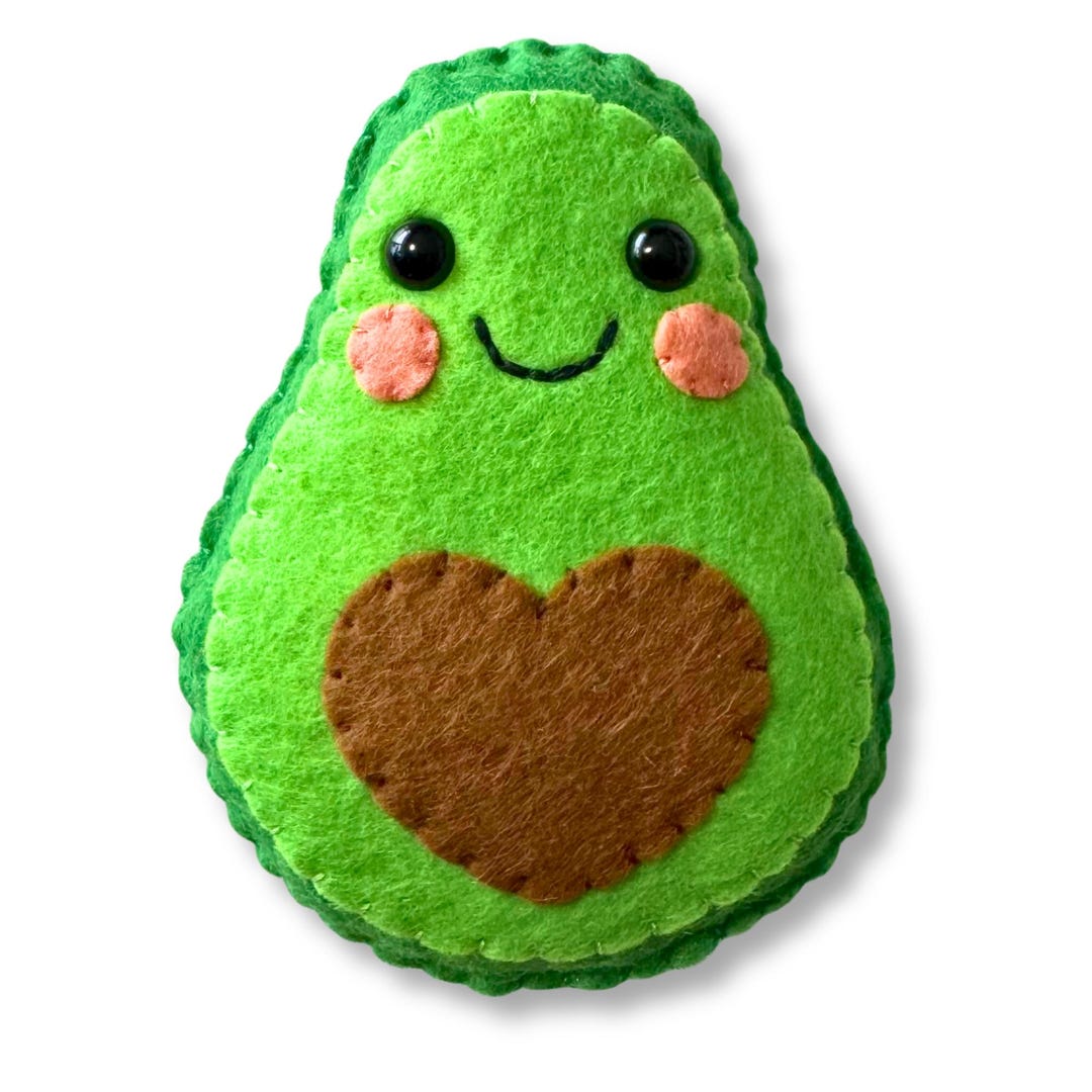 Valentine Felt Pattern PDF - DIY Avocado Sewing Pattern - Etsy