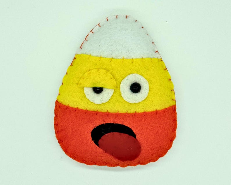 Zombie Candy Corn Felt Pattern/pdf Template Download/halloween Felt ...