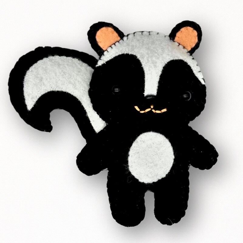 Skunk Paper Doll - Etsy