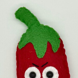 Fright Food Chilli Pepper Felt Sewing Pattern/pdf Pattern Template ...