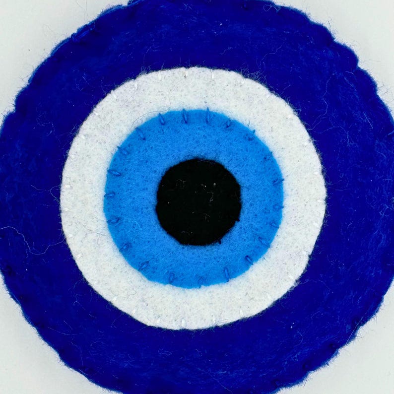 Evil Eye Felt Ornament Sewing Pattern: DIY Halloween Decor (PDF Pattern ...