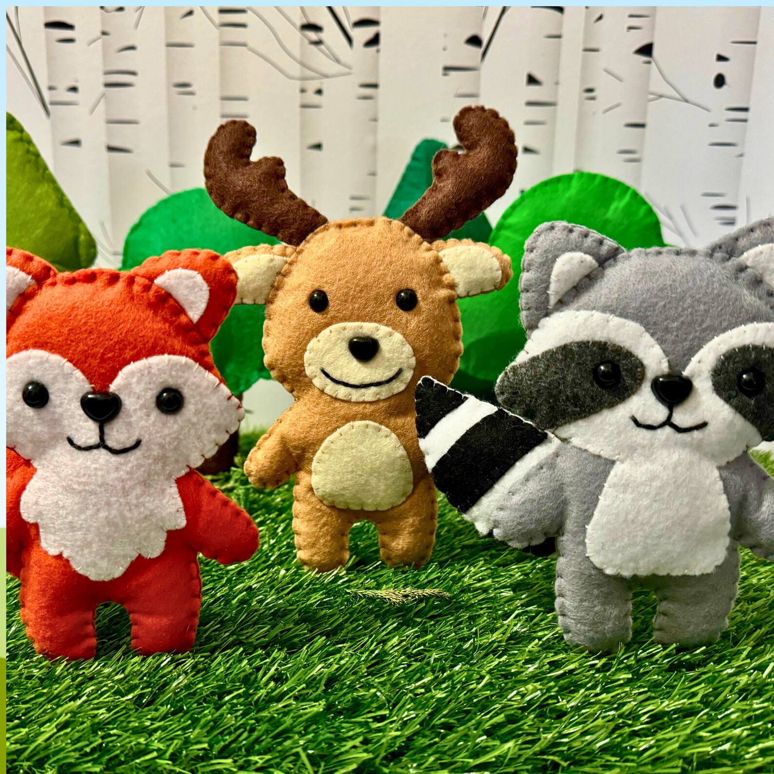 Moose Sewing Pattern/deer Template/plush Toy Sewing Tutorial/felt ...