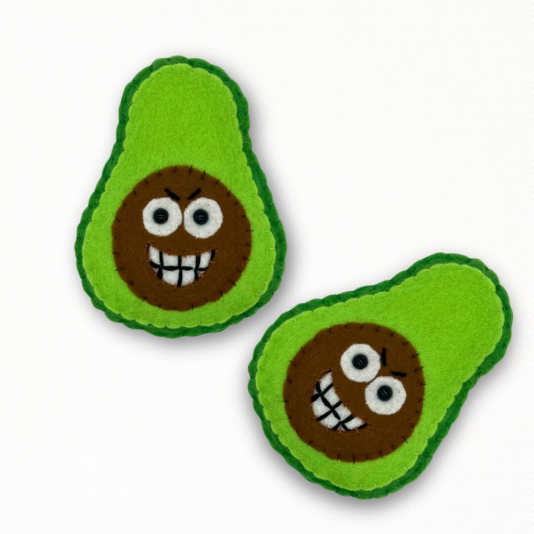 Fright Food Avocado Felt Sewing Pattern: Halloween Toy (PDF Pattern) - Etsy