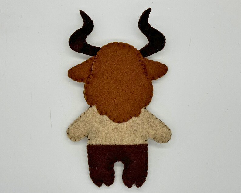 Minotaur Felt Sewing Pattern: Plush Ornament DIY (PDF Pattern) - Etsy